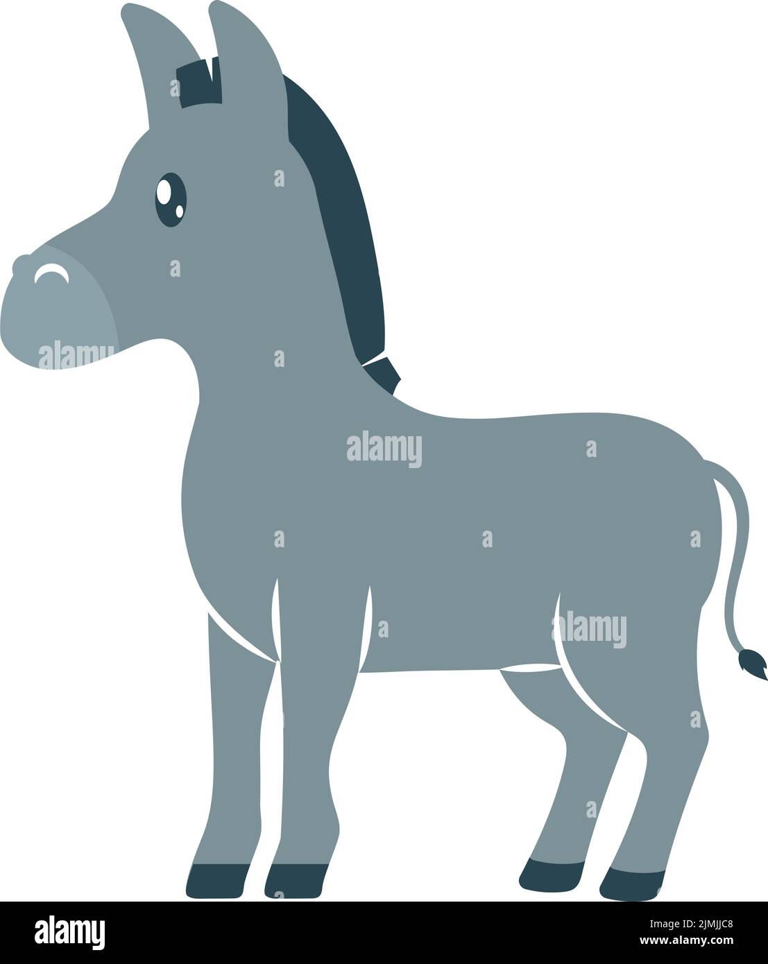 cute donkey icon Stock Vector Image & Art - Alamy