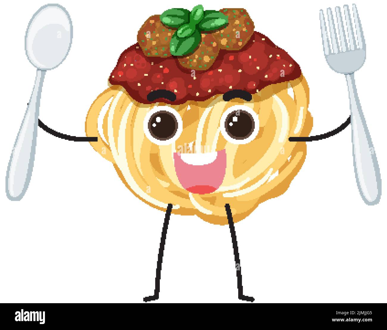 Animated Pasta On Fork