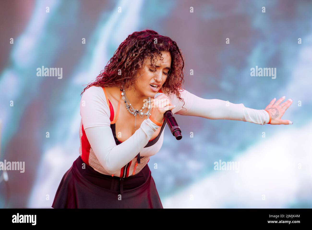 Empress Of performs at the Sutro Stage during the Outside Lands 2022 ...