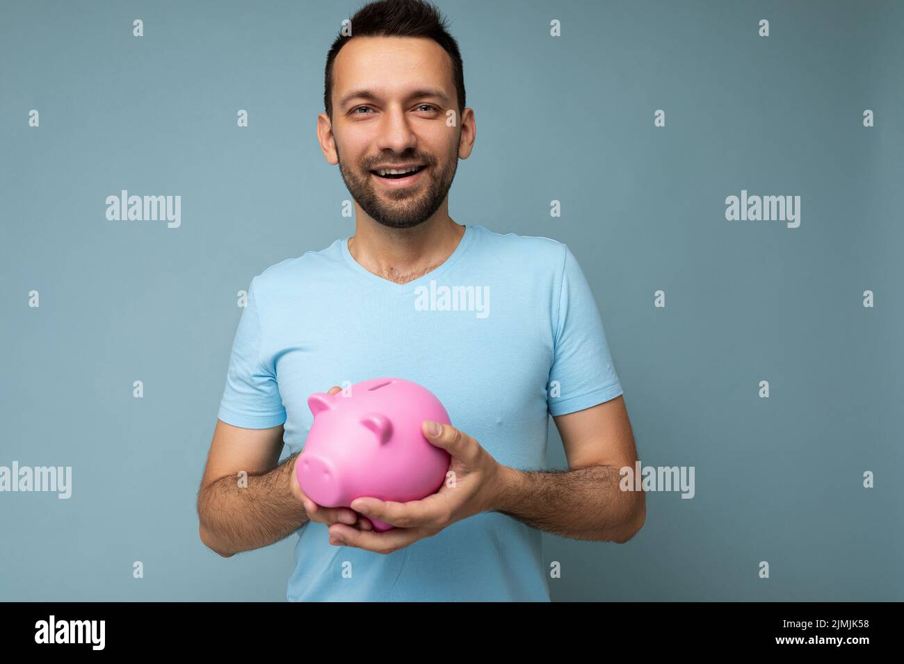 Happy cute man hi-res stock photography and images - Alamy