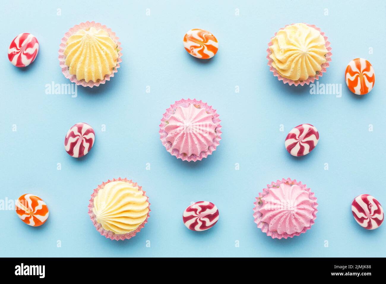Party still life collection top view Stock Photo - Alamy