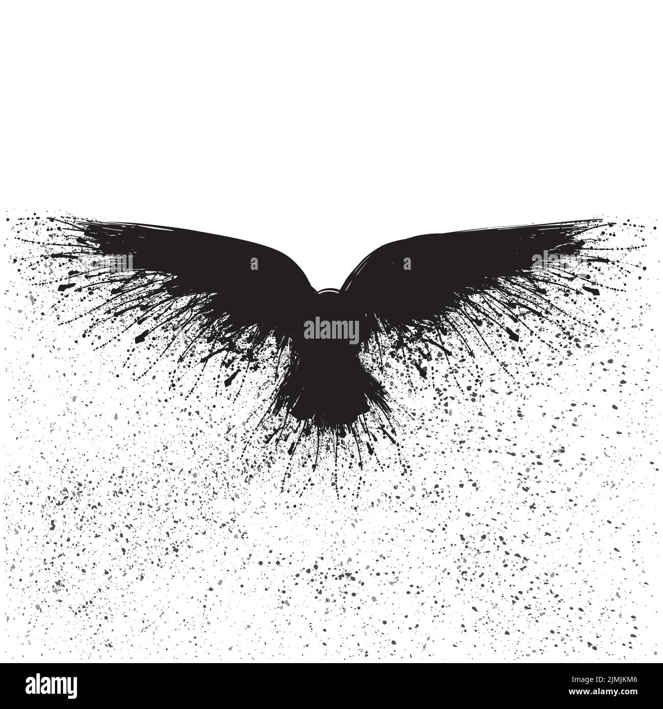 Halloween background black raven Cut Out Stock Images & Pictures - Alamy