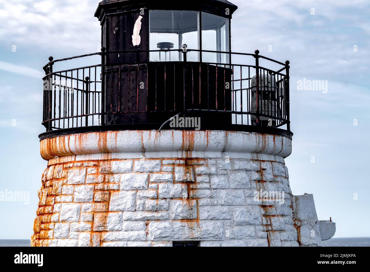 Castle hill lighthouse in newport rhode island Stock Photo - Alamy