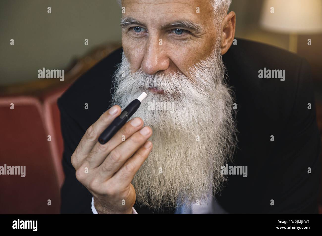 Smoking jacket old man hi-res stock photography and images - Alamy