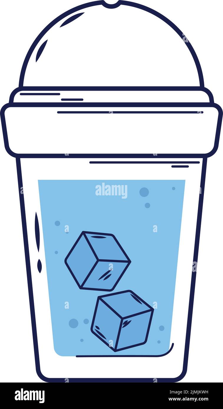 Smoothie plastic cup icon Stock Vector Images - Alamy