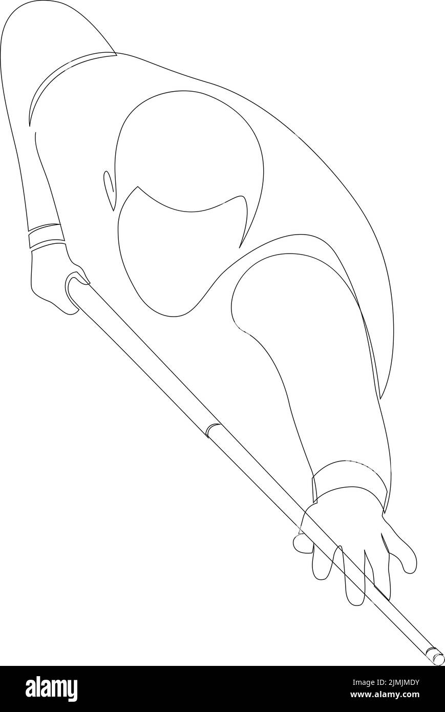 Single continuous line drawing of young handsome professional athlete ...
