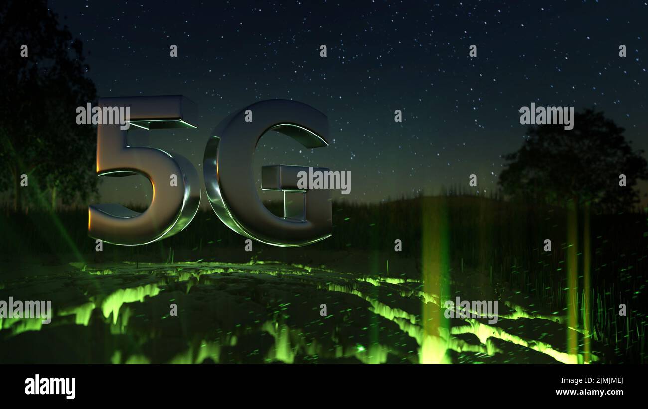 Concept of potential risks of 5G network technology Stock Photo - Alamy