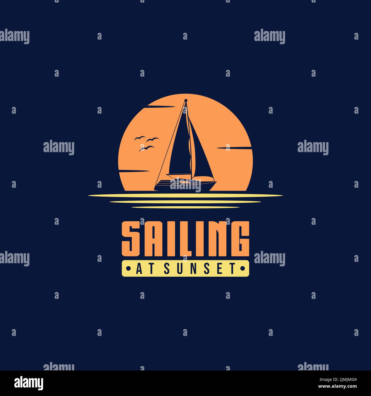 Sailboat sail Stock Vector Images - Alamy