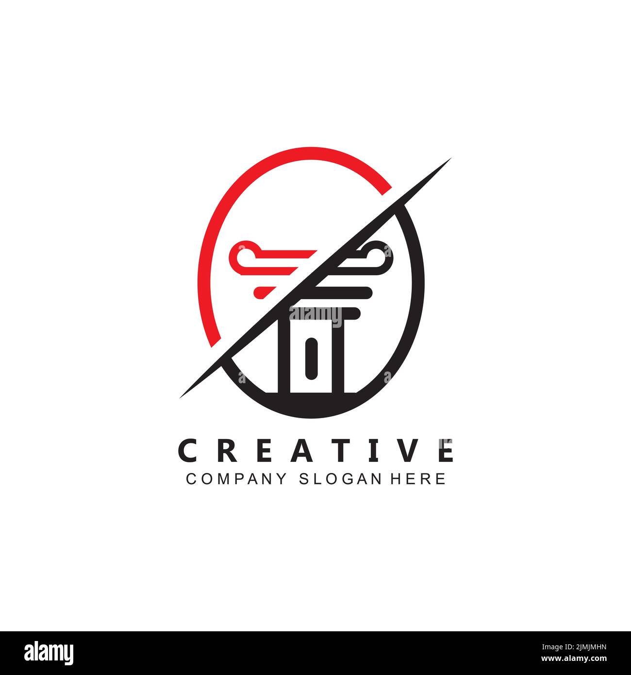 Elegant stone columns Stock Vector Images - Alamy