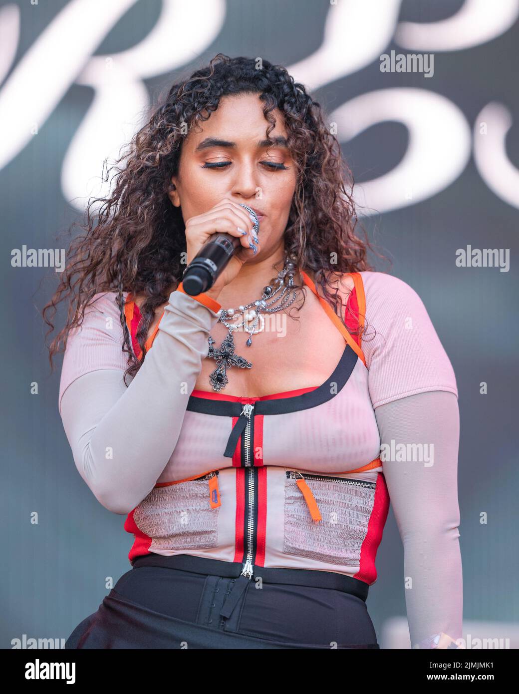 Empress Of performs at the Sutro Stage during the Outside Lands 2022 ...