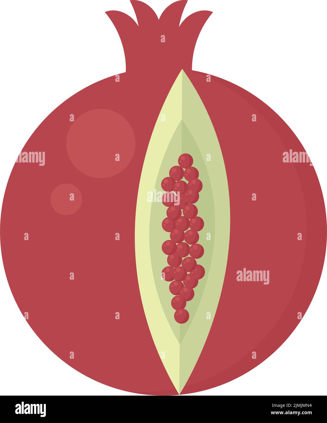 pomegranate fruit icon Stock Vector Image & Art - Alamy