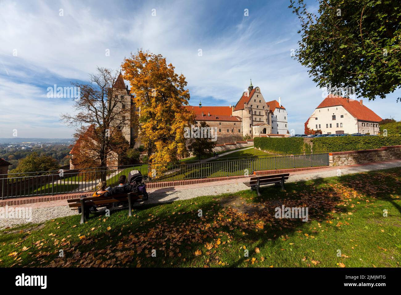 Castle Trausnitz, Landshut, Lower Bavaria, Bavaria, Germany, Europe ...
