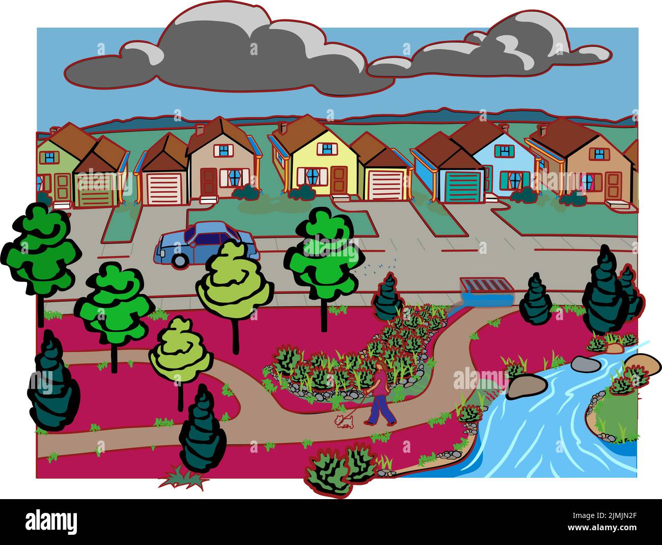 Community park gathering Stock Vector Images - Alamy