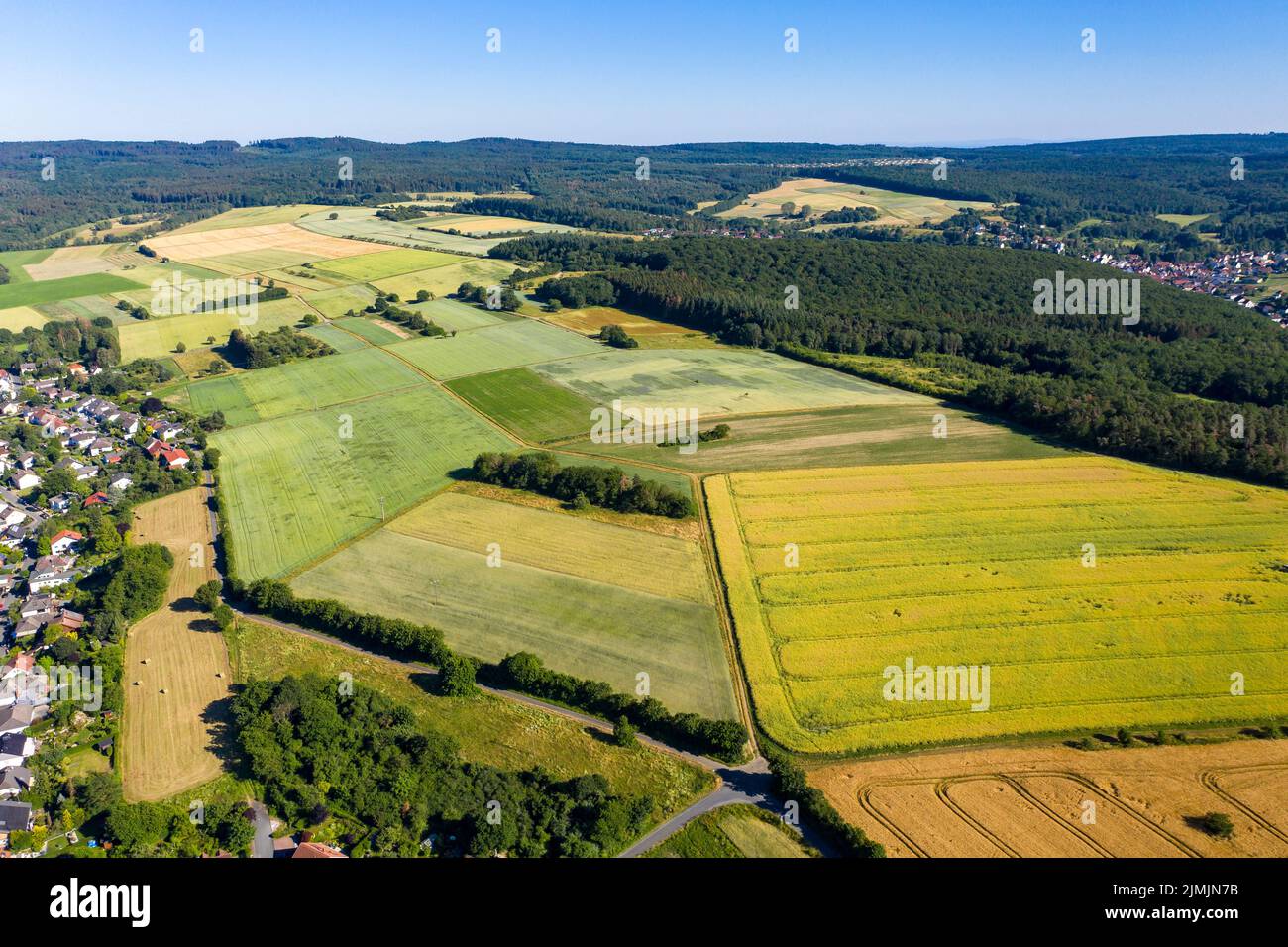 Germany farm corn aerial hi-res stock photography and images - Alamy