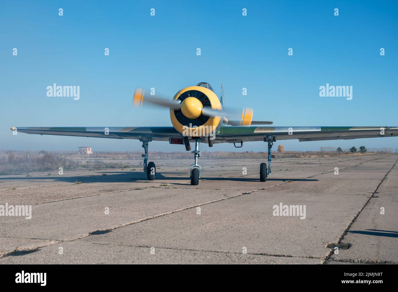 Ultralight small private aircraft airplane Stock Photo - Alamy