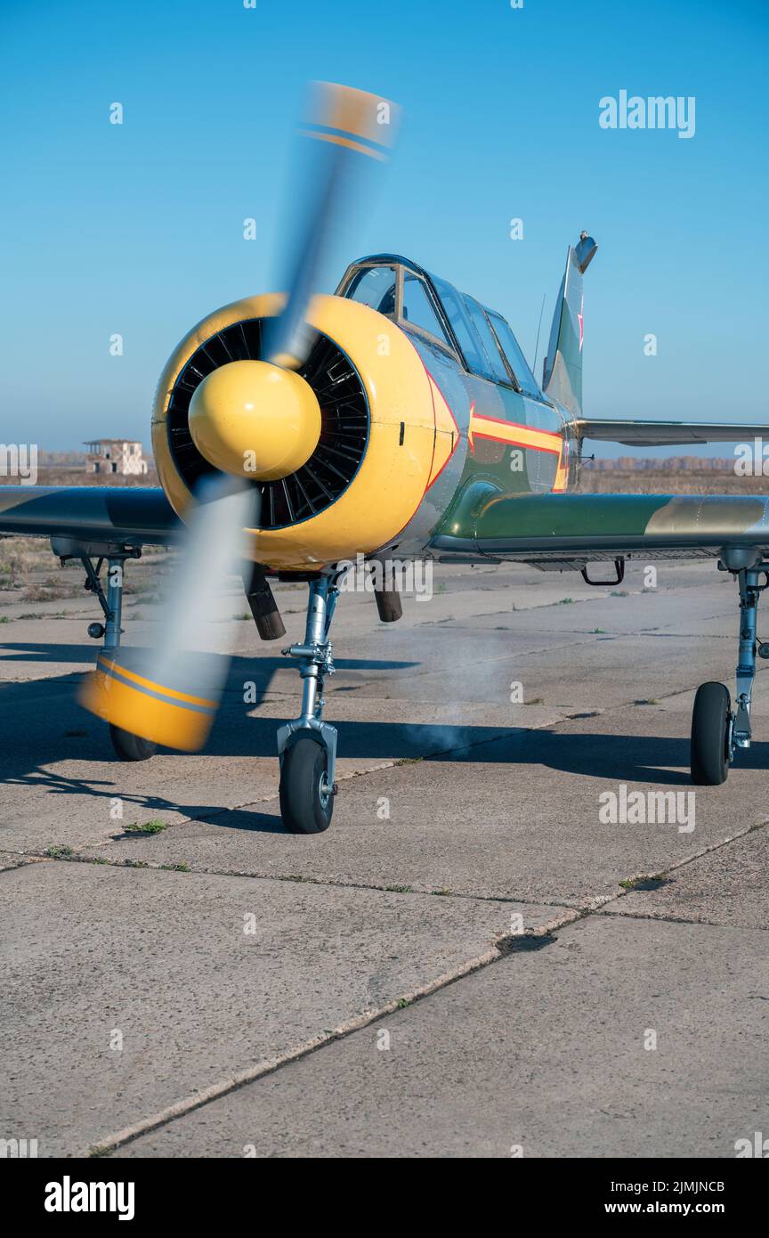 Ultralight small private aircraft airplane Stock Photo - Alamy