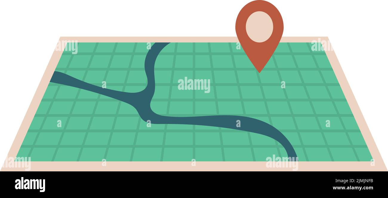 map with location pin Stock Vector Image & Art - Alamy