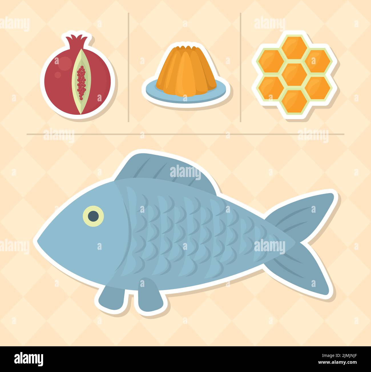 rosh hashanah icon set Stock Vector Image & Art - Alamy