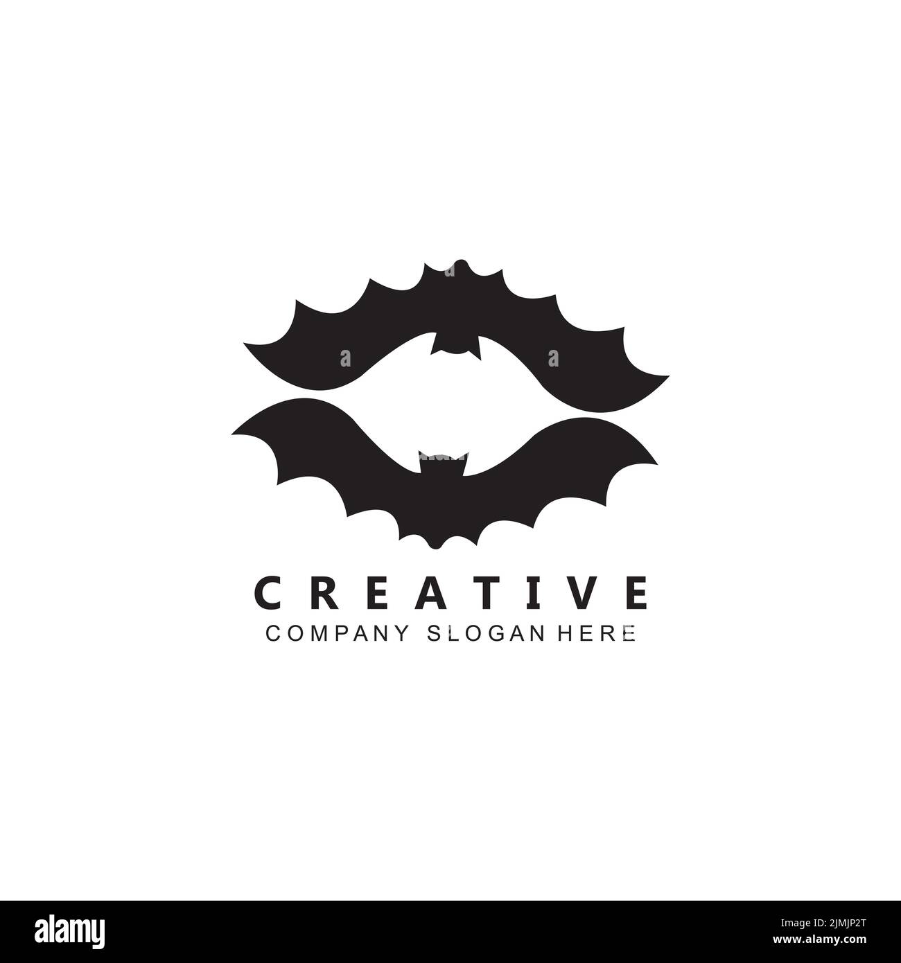 Bat gaming logo Cut Out Stock Images & Pictures - Alamy