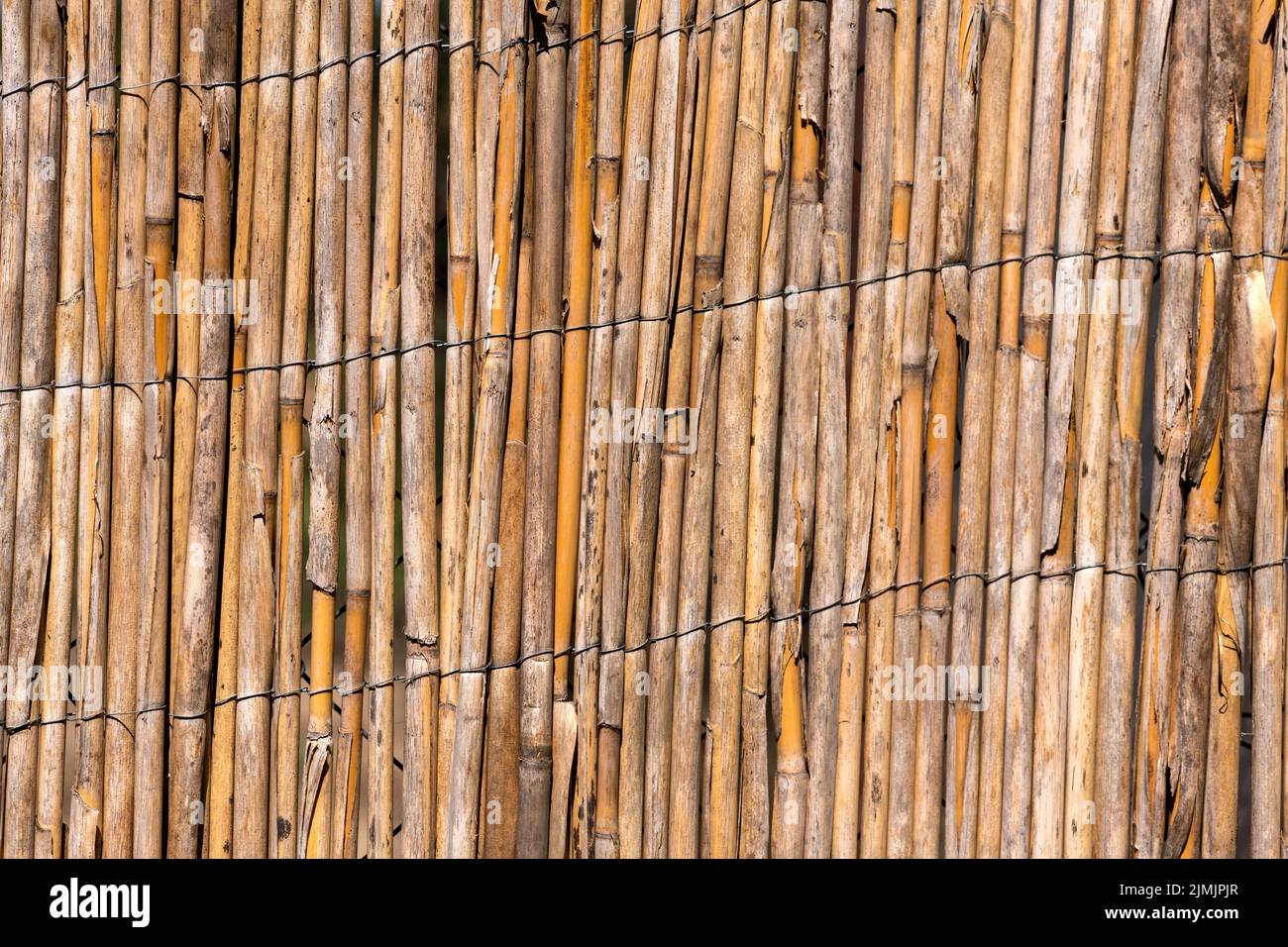 Old reed texture wallpaper background. Woven straw texture Stock Photo ...