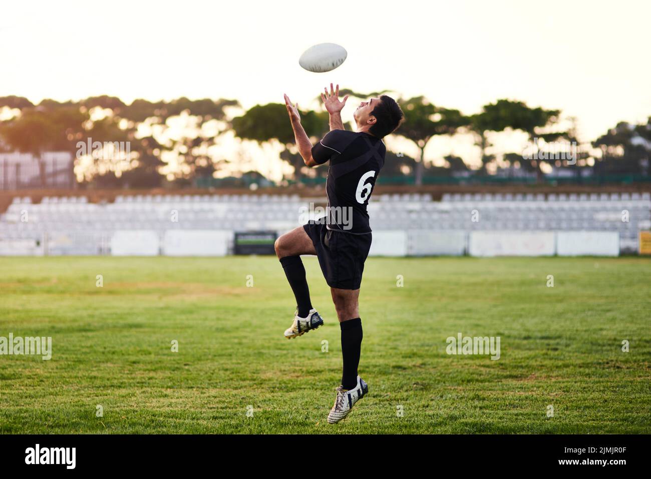 Fast reflexes are essential. Full length shot of a handsome young ...