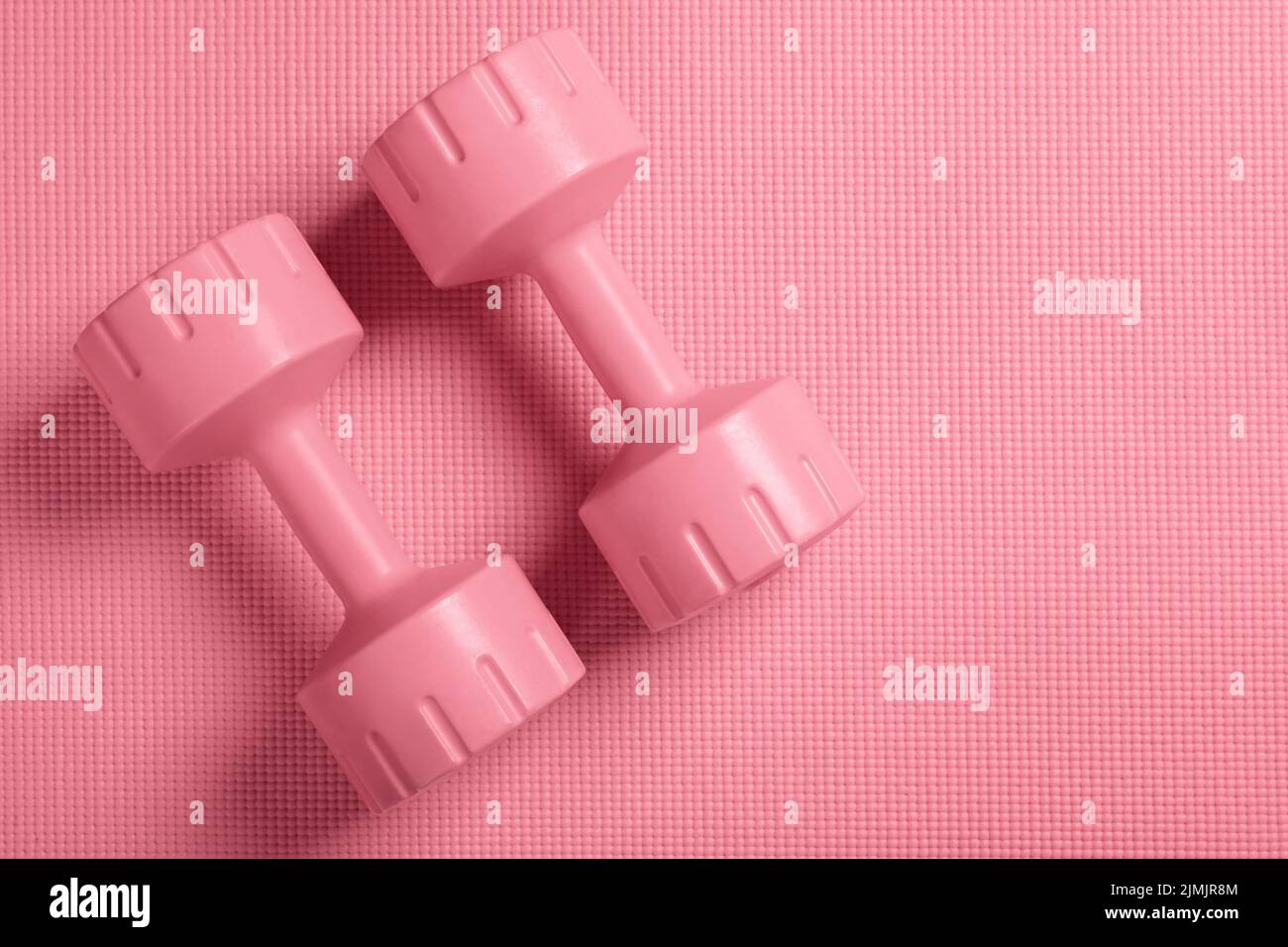 Pink gym equipment hi-res stock photography and images - Alamy