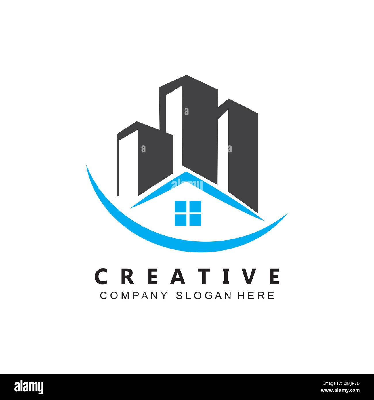 house building logo vector symbol Stock Vector Image & Art - Alamy