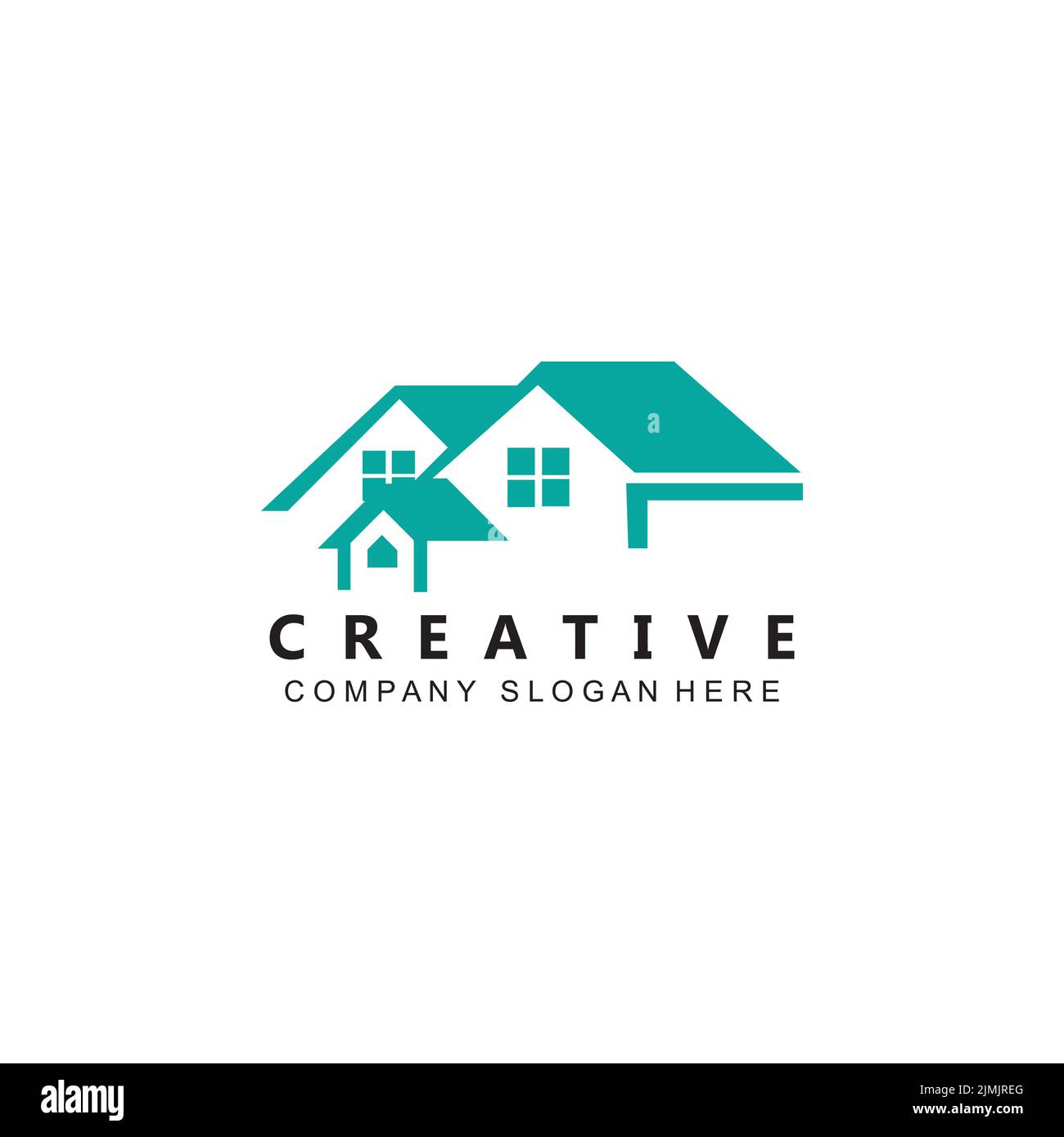 house building logo vector symbol Stock Vector Image & Art - Alamy