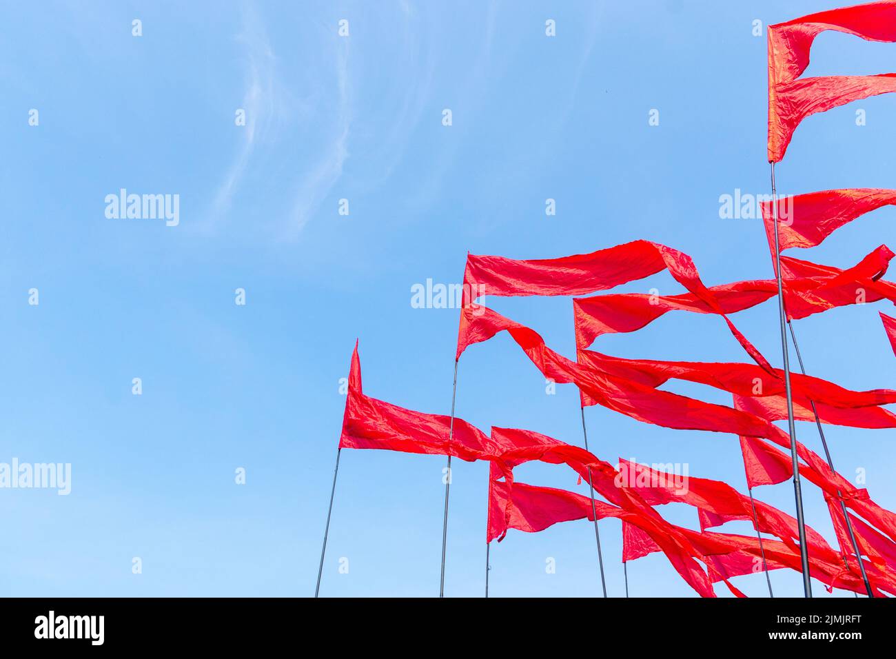 Garland triangular flag hi-res stock photography and images - Alamy