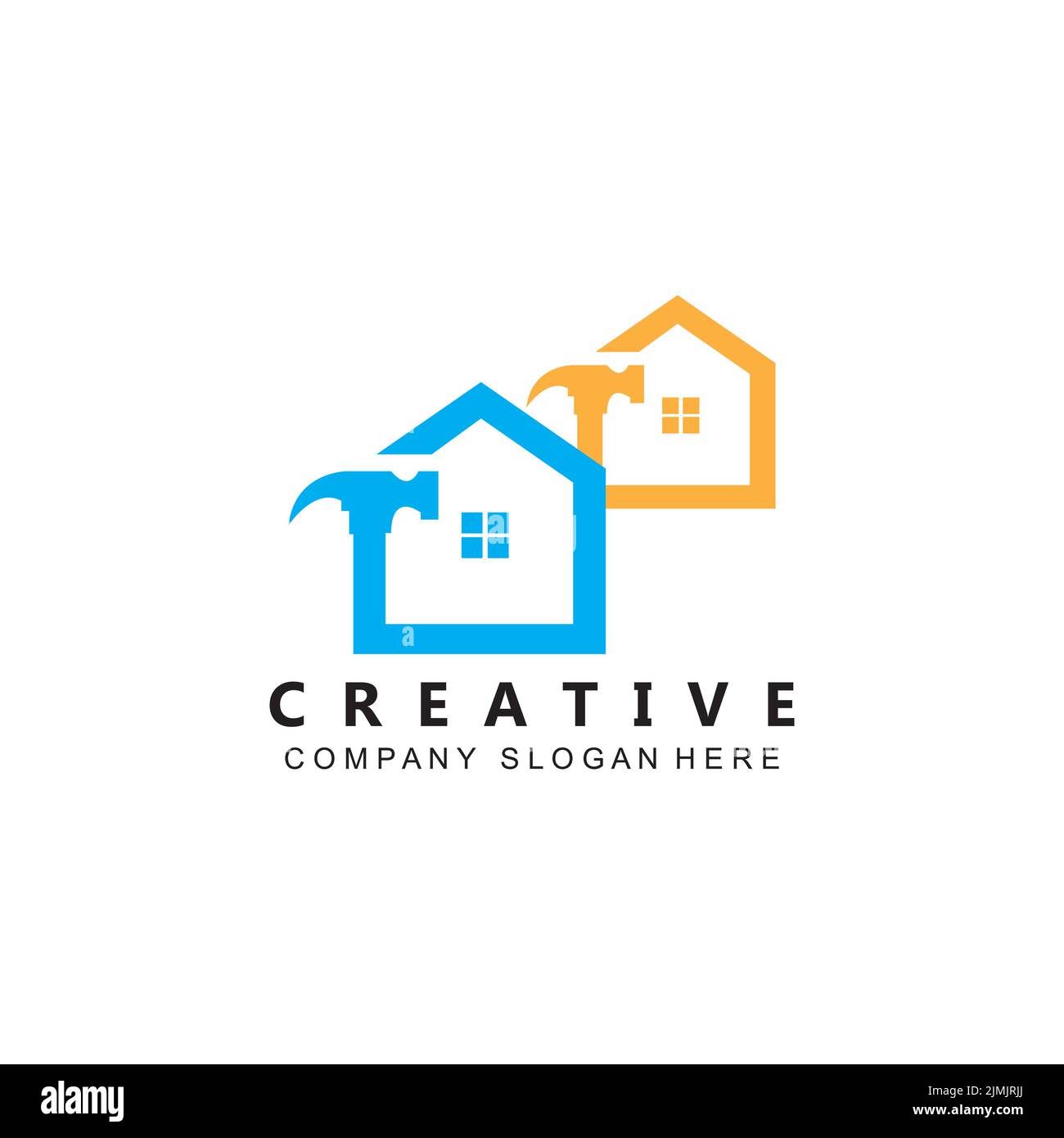 house building logo vector symbol Stock Vector Image & Art - Alamy