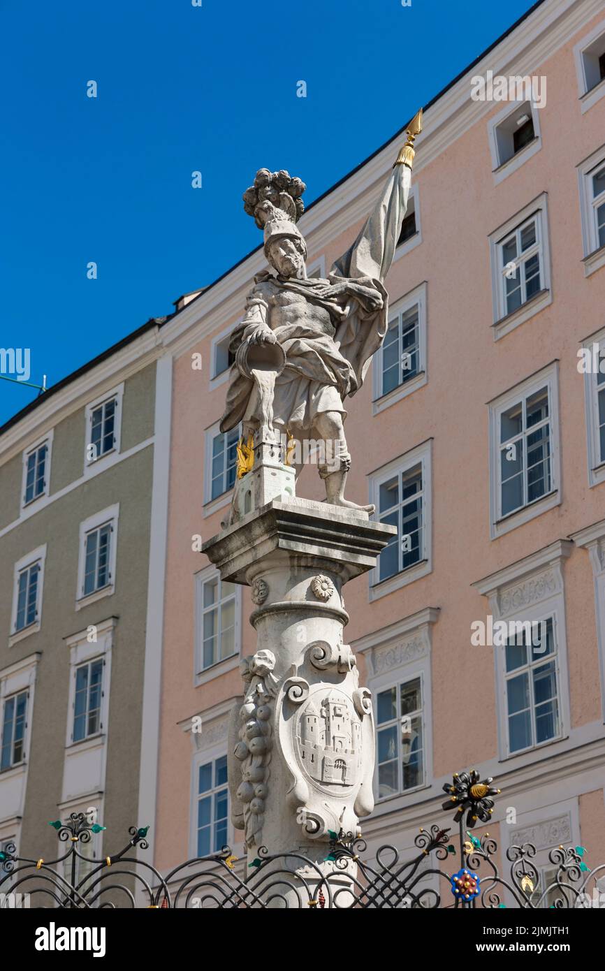 Sculpture of St. Florian Stock Photo - Alamy