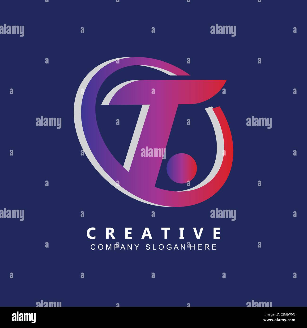 Letter t logo vector vectors hi-res stock photography and images - Alamy