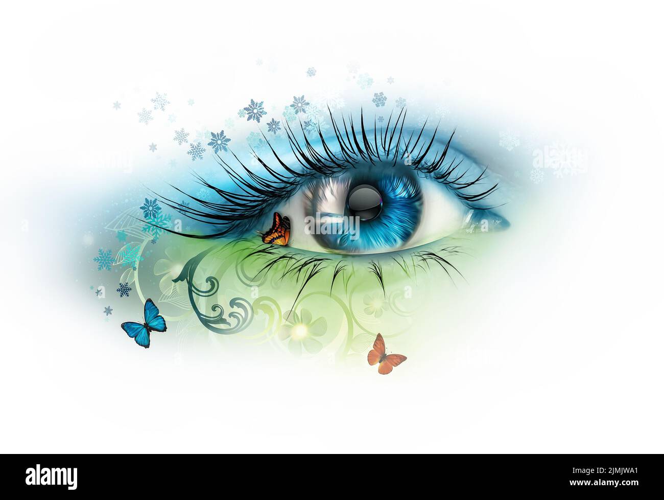 Spring winter pattern Cut Out Stock Images & Pictures - Alamy