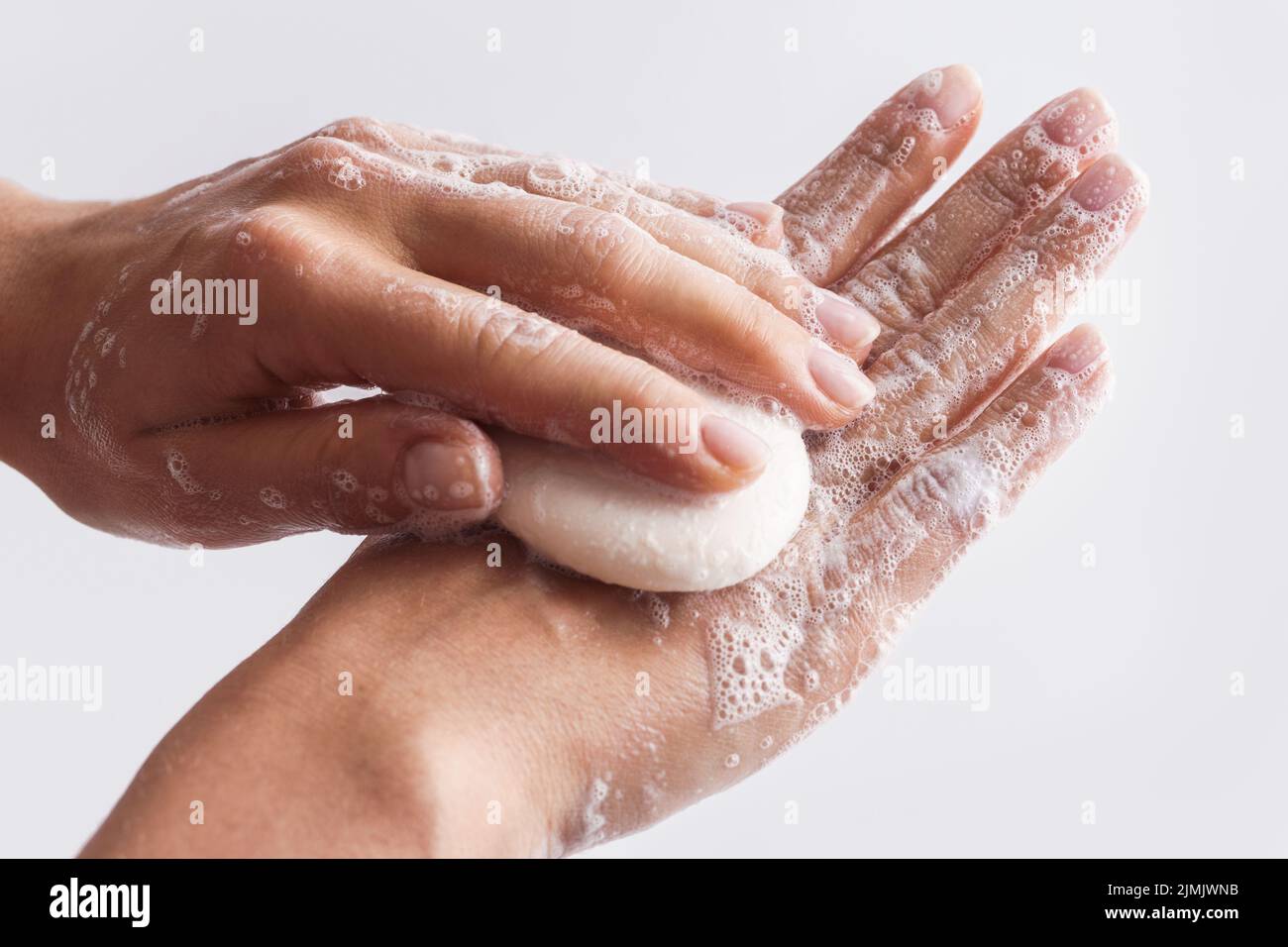 Washing hands natural soap hi-res stock photography and images - Alamy