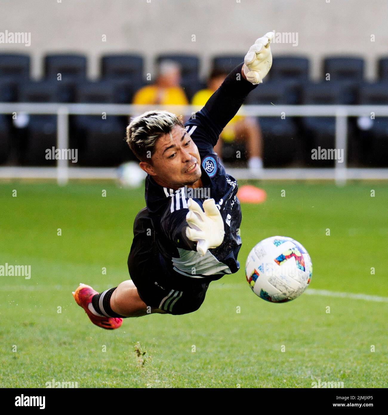 August 6, 2022: New York City goalkeeper Luis Barraza (13) makes the ...