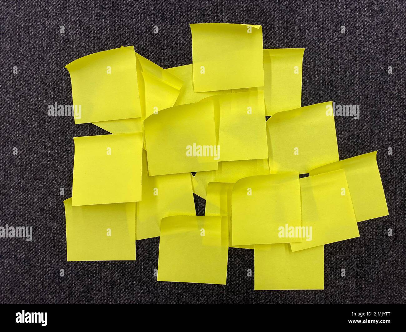 Yellow Sheets Of Paper For Notes Set Of Yellow Sticky Notes Used For 