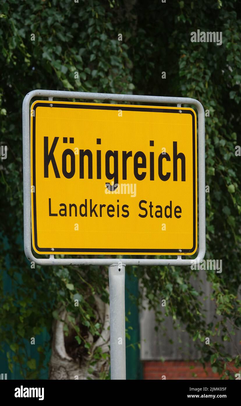 Kingdom place name sign Stock Photo - Alamy