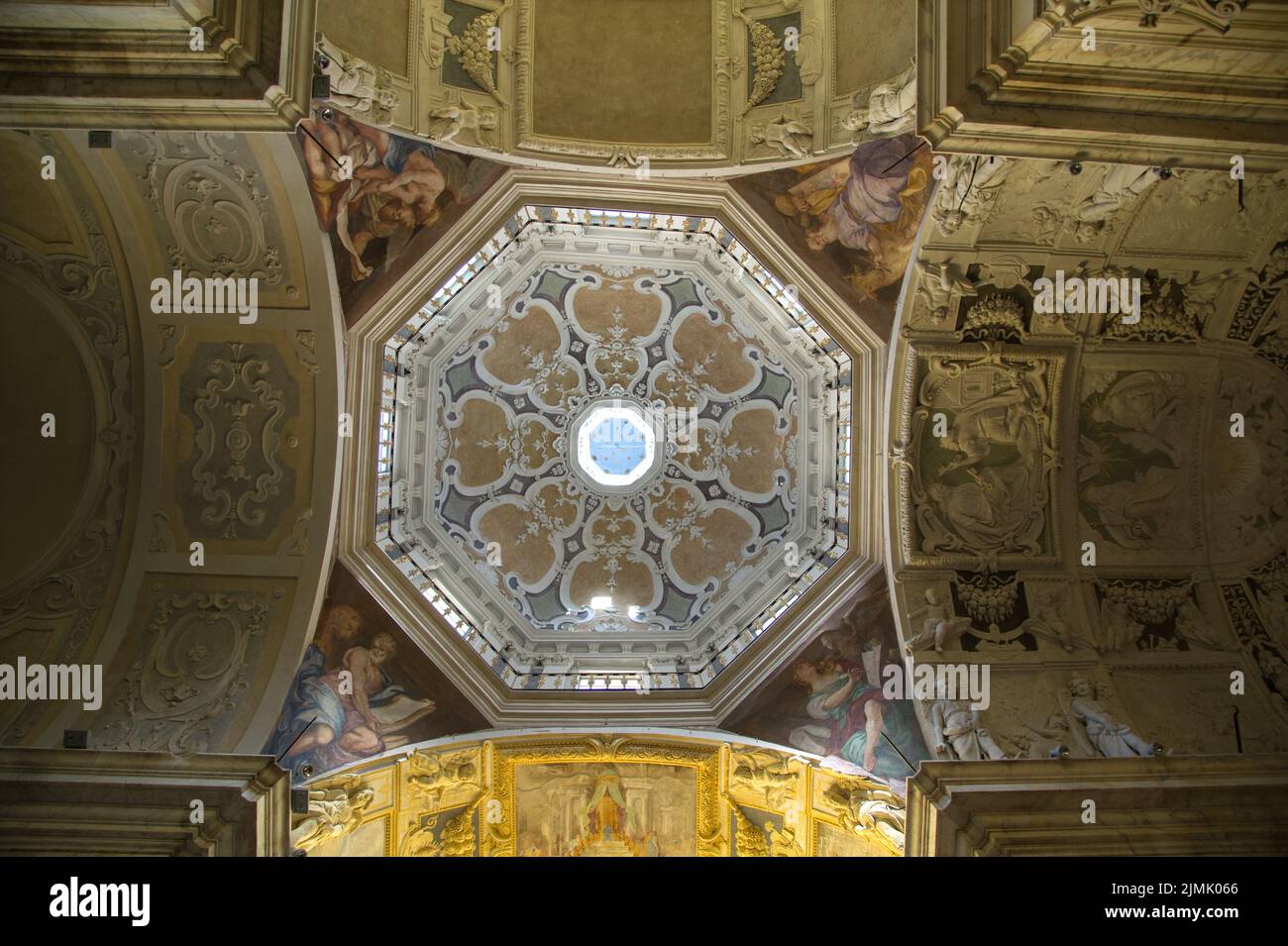 Ceiling of a church Stock Photo - Alamy