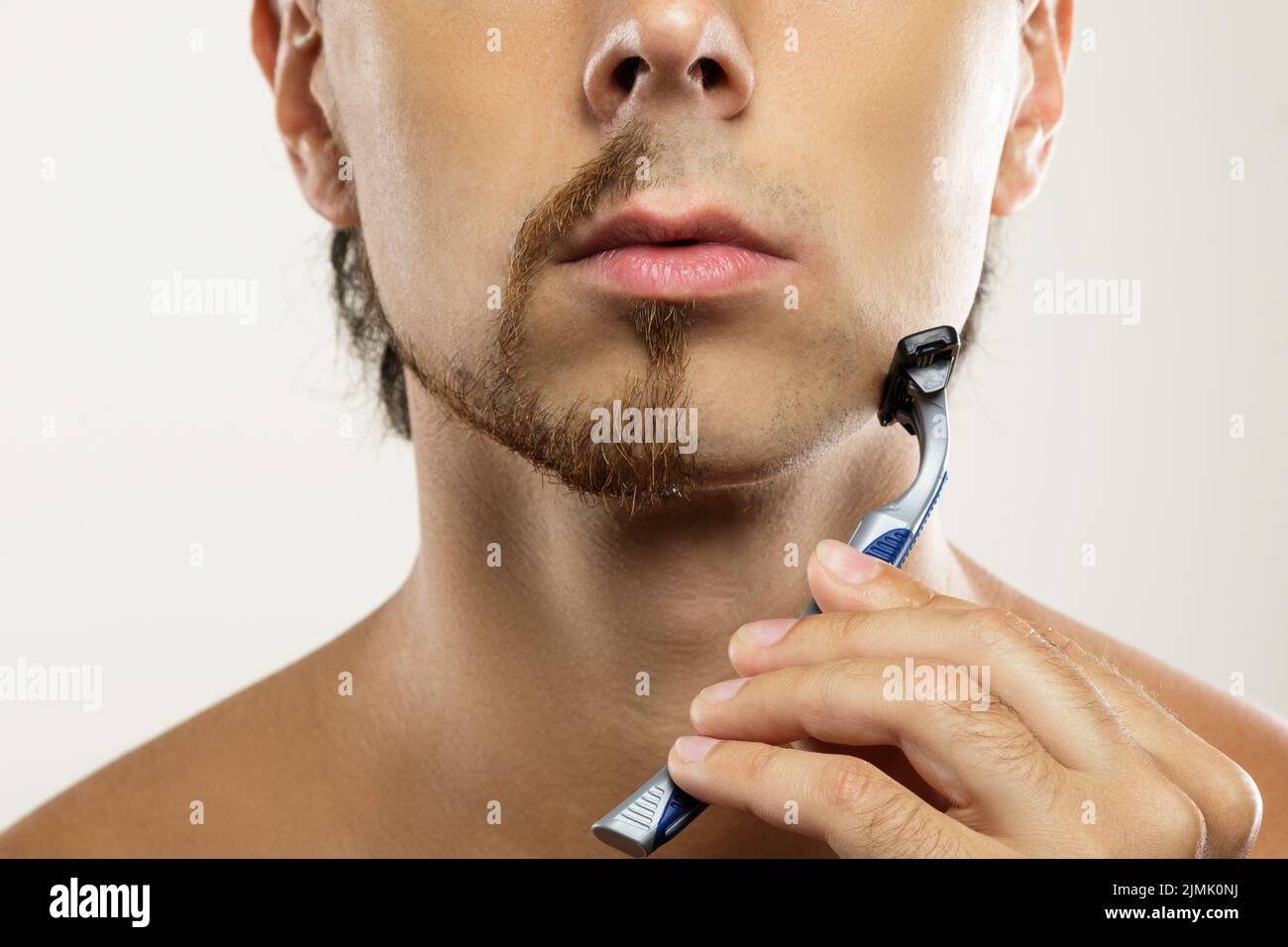 Male beauty face clean hi-res stock photography and images - Alamy