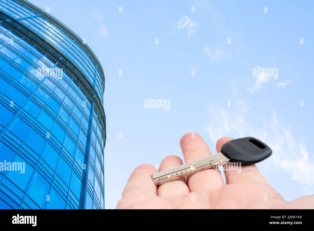 Man unlocking door hi-res stock photography and images - Alamy