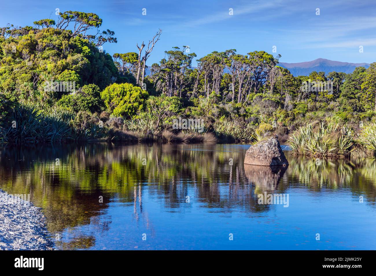 Puddles of ocean water on the shore Stock Photo - Alamy