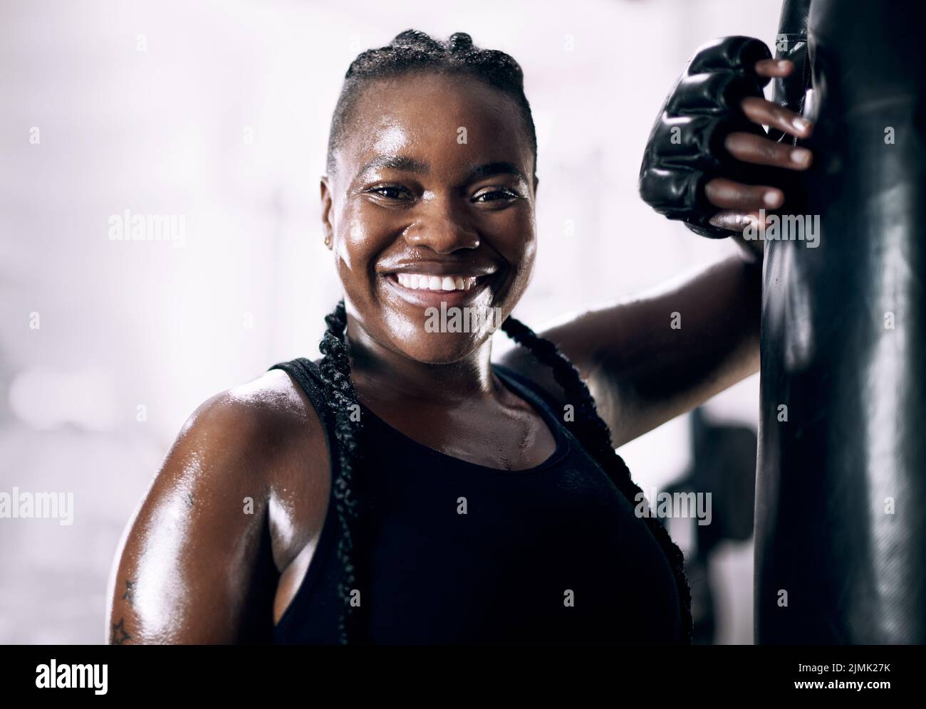 Boxing Is My Favourite Sport Cropped Portrait Of An Attractive Young