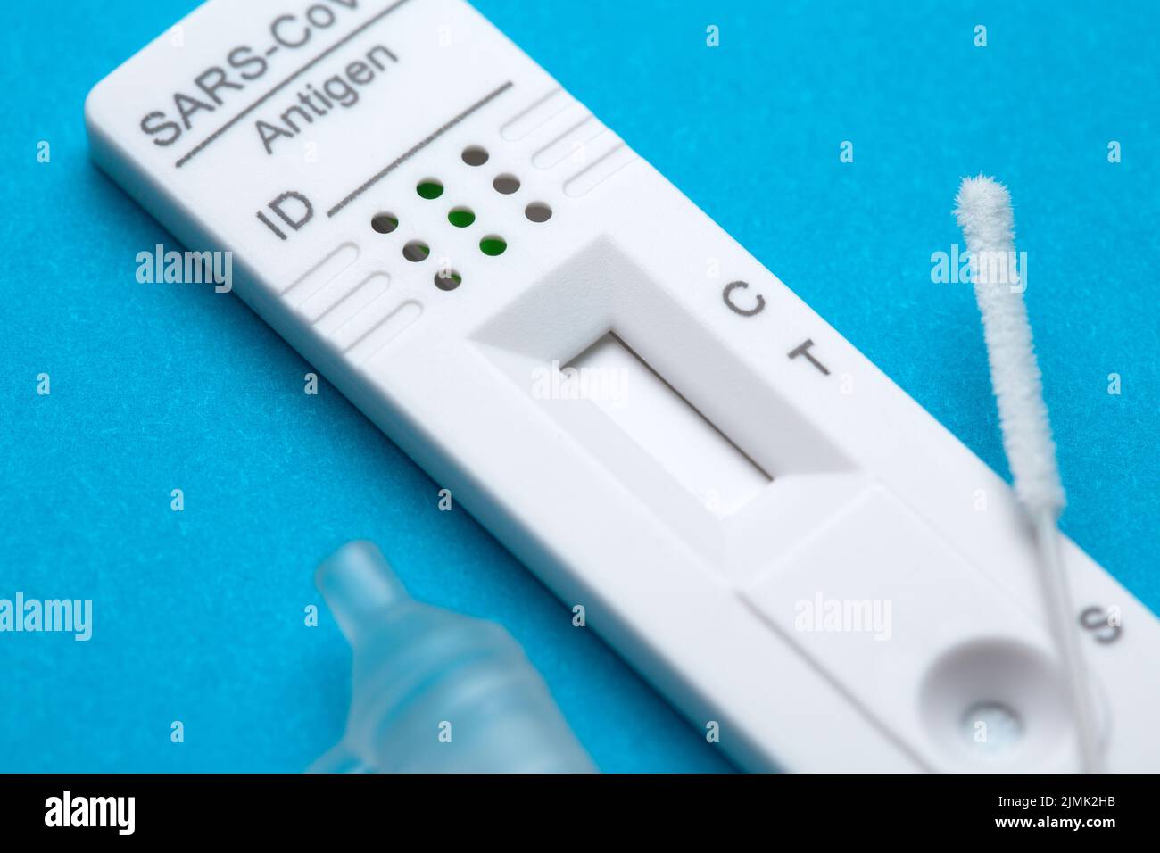 Corona virus antigen fast test. Lab card kit test for COVID-19 Stock ...