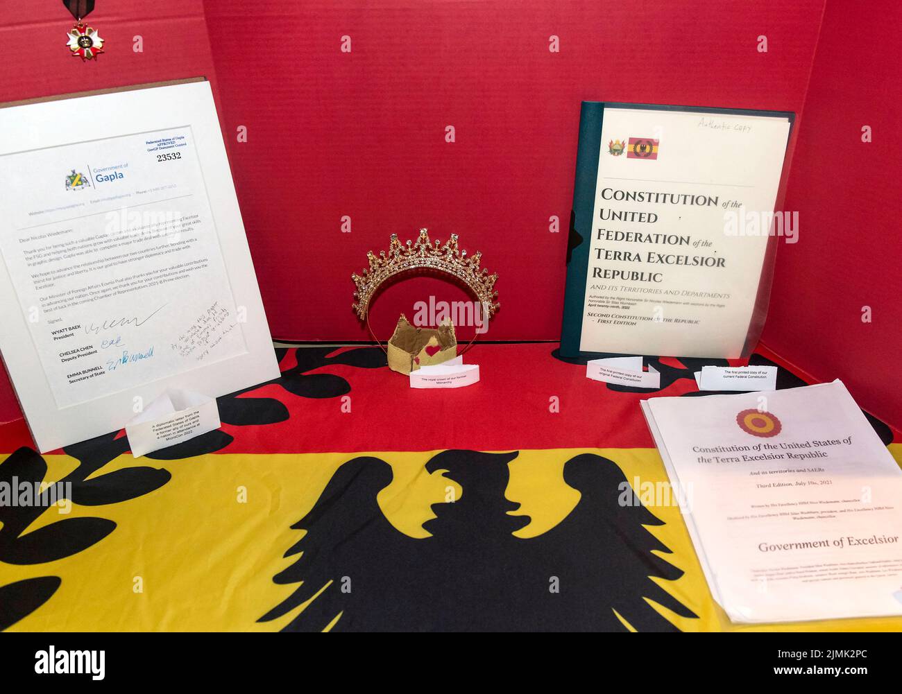 Las Vegas, Nevada, USA. 06th Aug, 2022. The table display from the ...