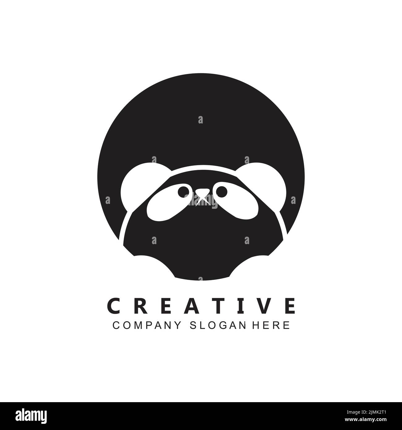 Panda logo vector vectors hi-res stock photography and images - Alamy