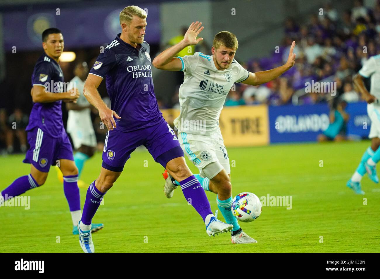 Orlando, Florida, USA, August 6, 2021, Orlando City SC defender Robin ...