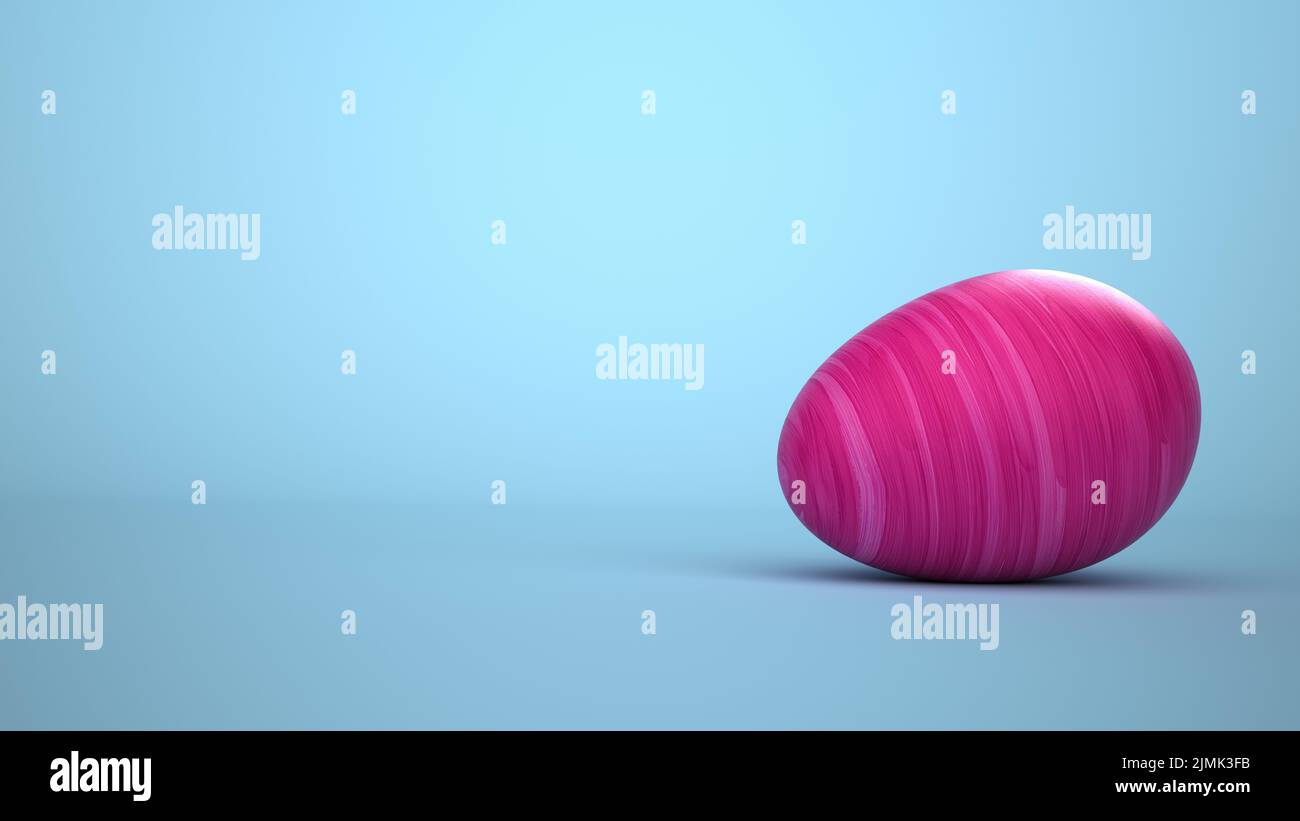 Pink Easter Egg Stock Photo - Alamy