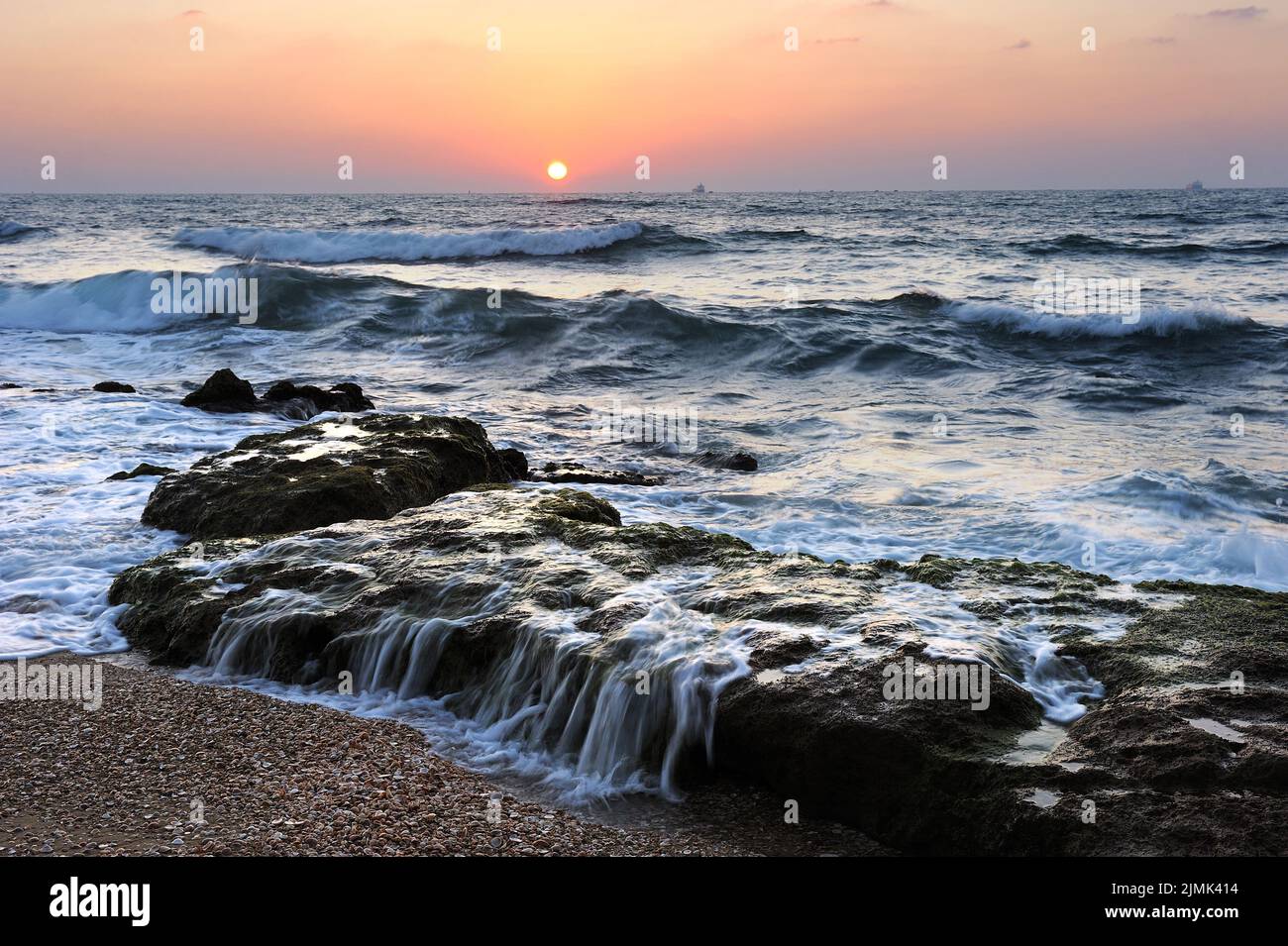 Mediterranean Coast Israel Stock Photo - Alamy