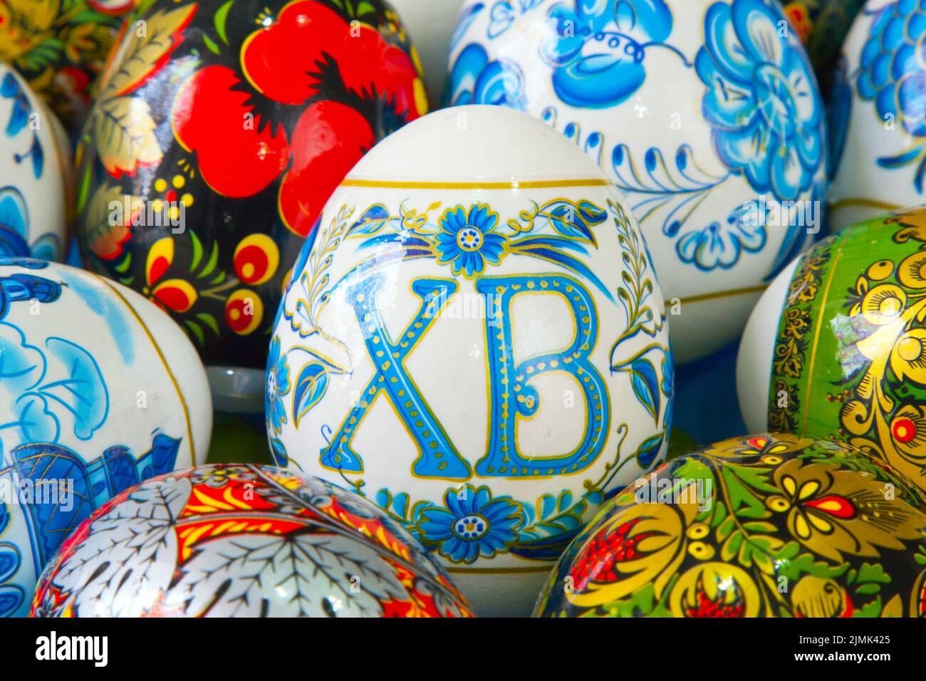 Vibrant color holiday background with Still life of different colorful ...