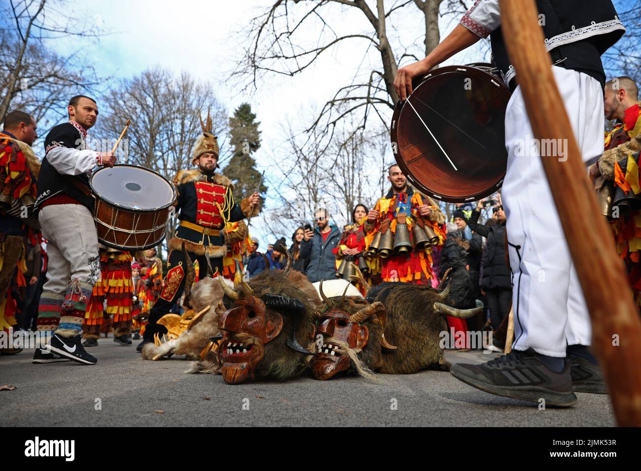 Costumes of the kukeri hi-res stock photography and images - Alamy